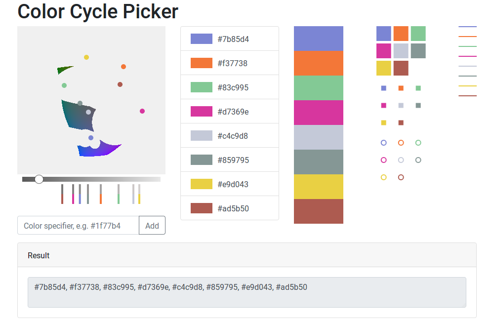 Color Cycle Picker | Matthew Petroff